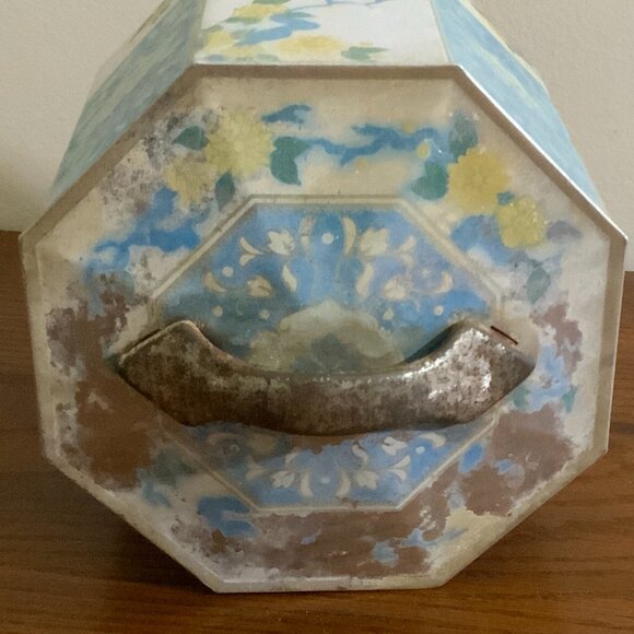 Vintage | Accents | Vintage English Floral Octagonal Tin Made In ...